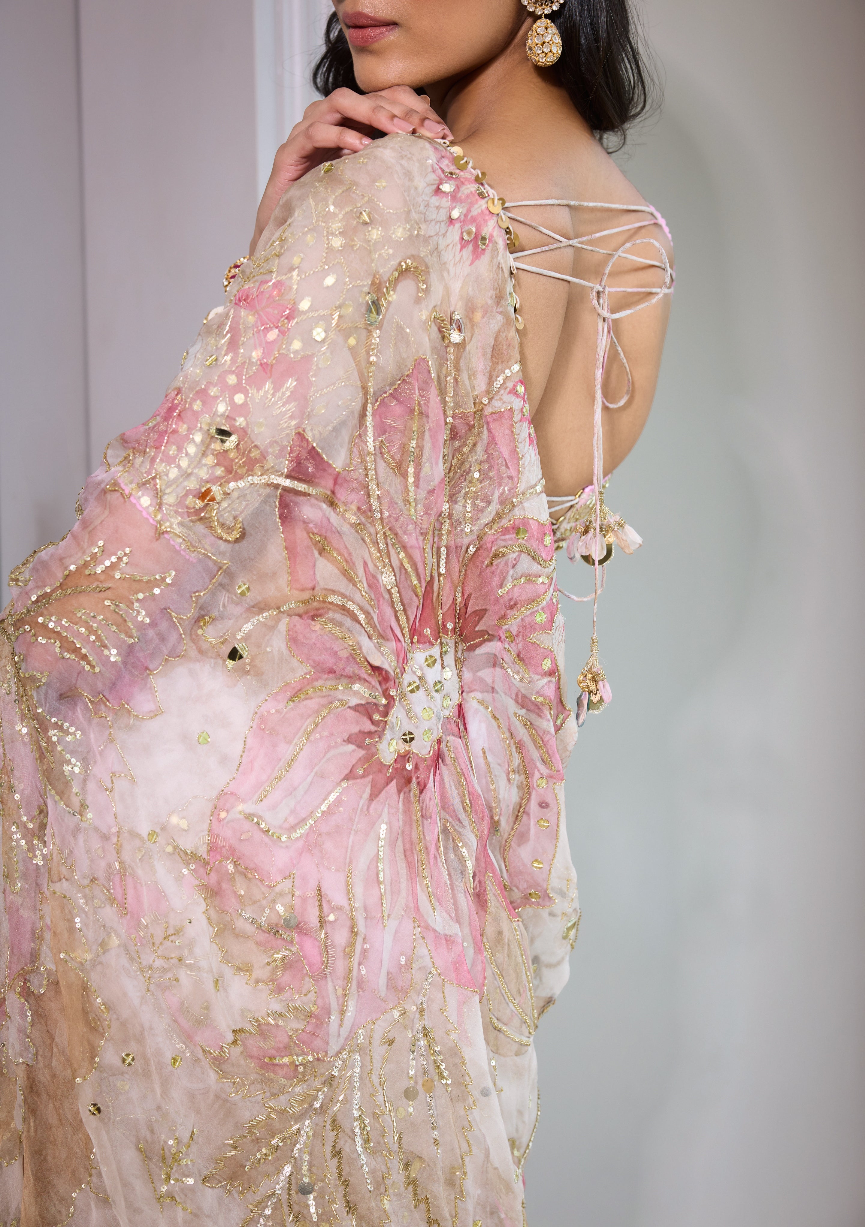 Shazana Sari Set | Mahima Mahajan – KYNAH