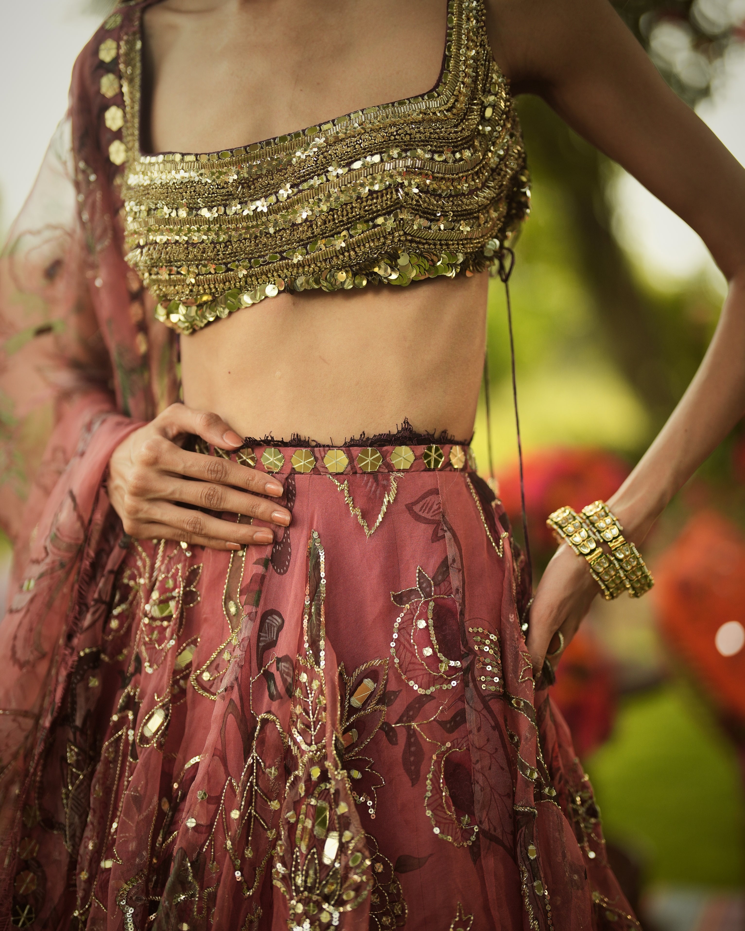 Isha Lehenga Set | Mahima Mahajan – KYNAH