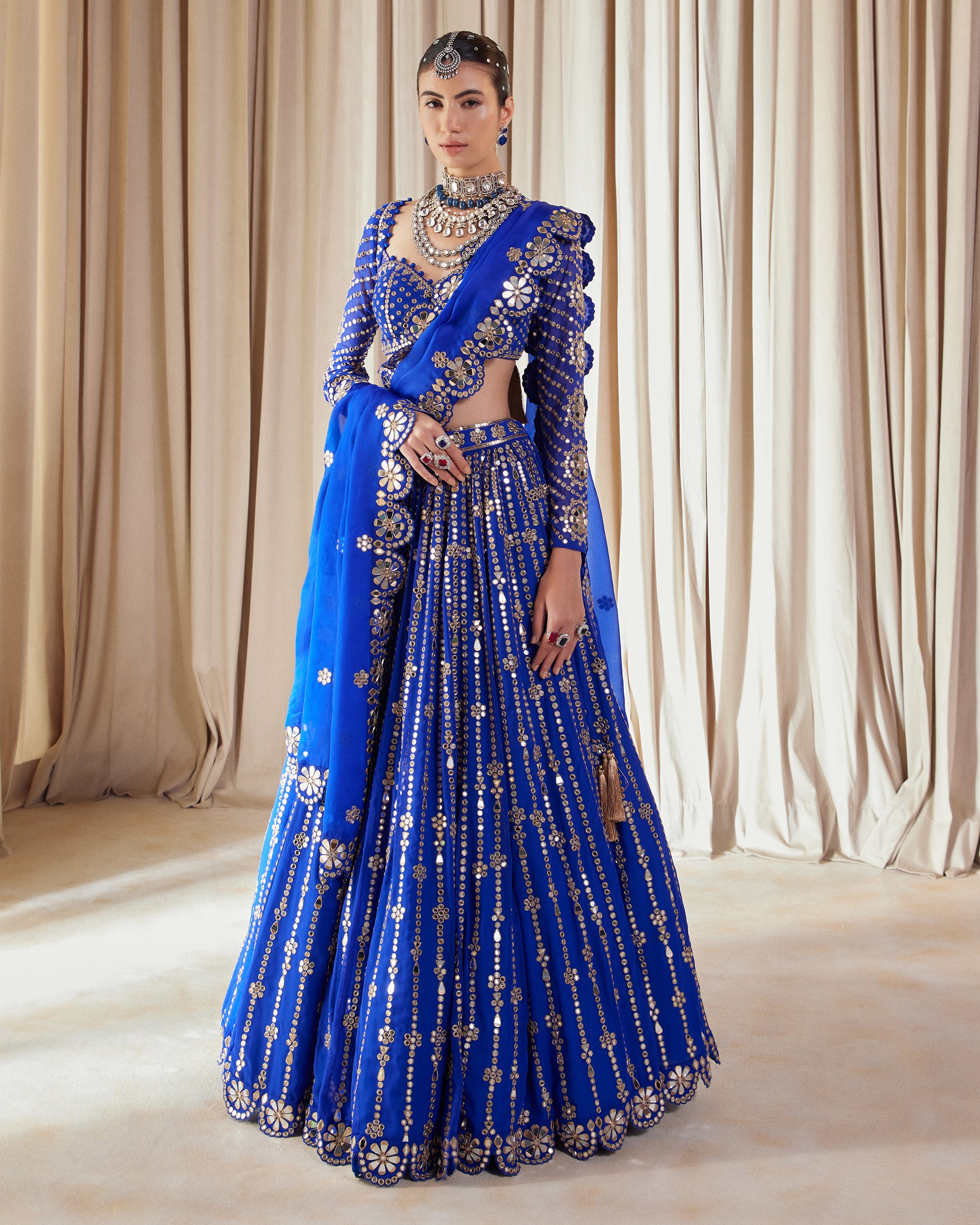 Royal Blue Lehengas