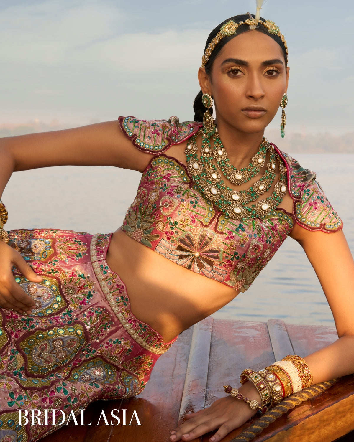 Pink Trencadis Exquisite Lehenga Set | Aisha Rao – KYNAH